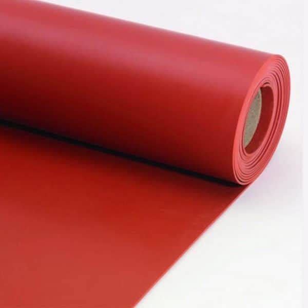 Red Silicone Rubber Sheet -60 Shore A - Duratuf Store